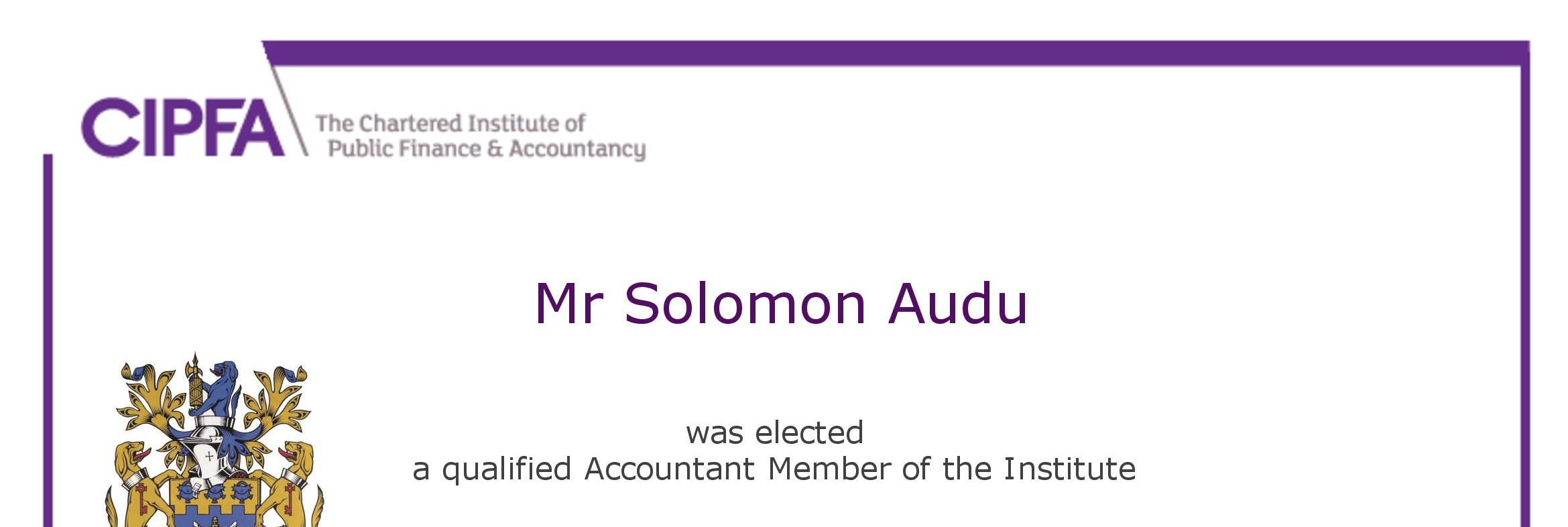 Generic Solomon's Portfolio